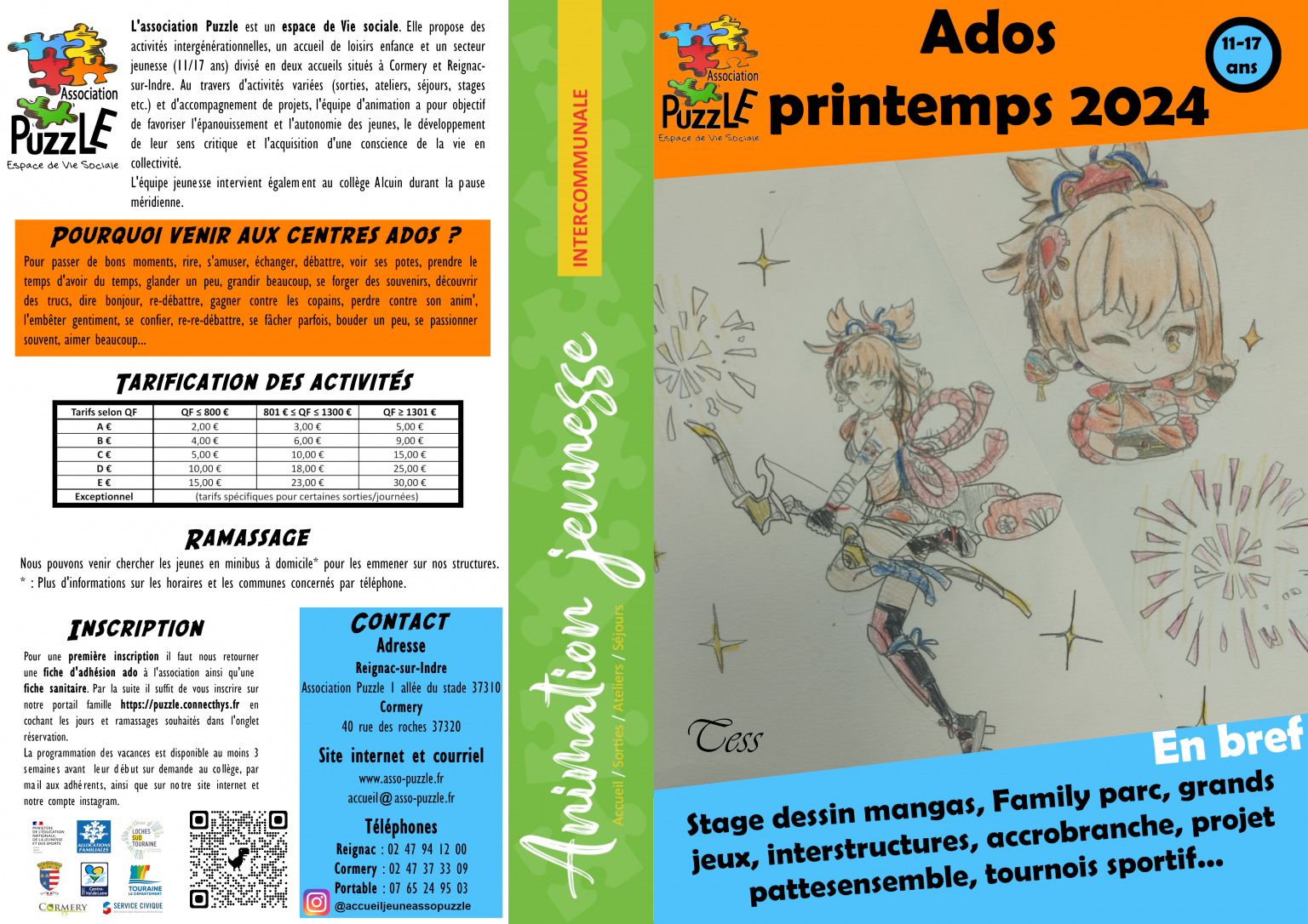 Printemps ados let's go - Association Puzzle